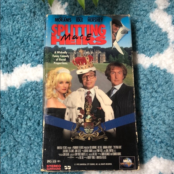 VHS MOVIE | Media | Splitting Heirs Rick Moranis Vhs | Poshmark